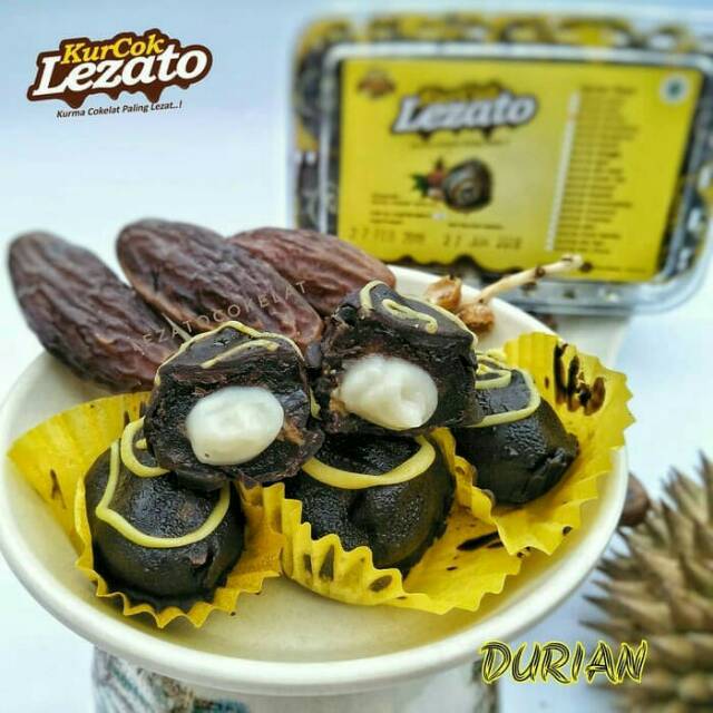 Jual Jajanan Kue Kurma Coklat Rasa Durian | Shopee Indonesia