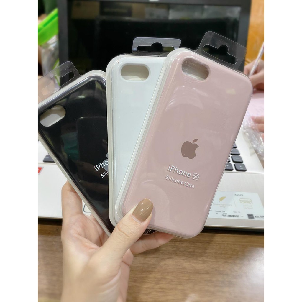 Jual SOFTCASE APPLE BLUDRU IPHONE SE 2 2020 / LOGO APPLE FULL COVER ...
