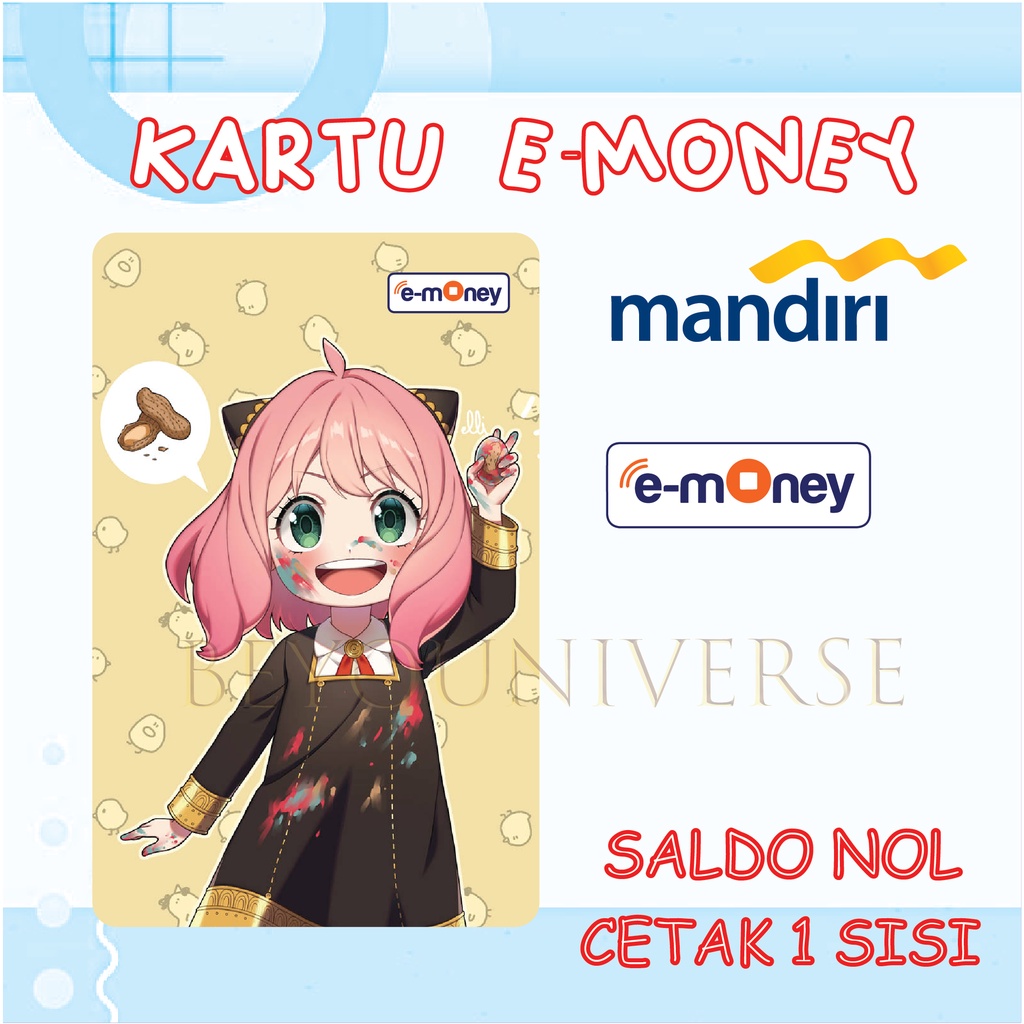 Jual Kartu E-Money Mandiri/Flazz BCA SPYXFAMILY ANYA FORGER #7 | Shopee ...