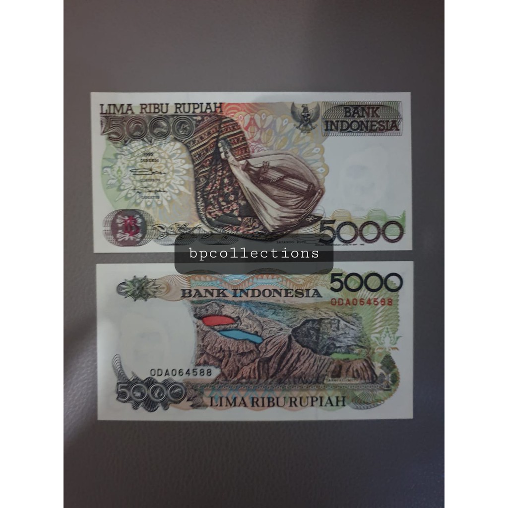 Jual Uang Lama 5000 rupiah Sasando Rote Tahun 1992 Uang Kertas Kuno ...