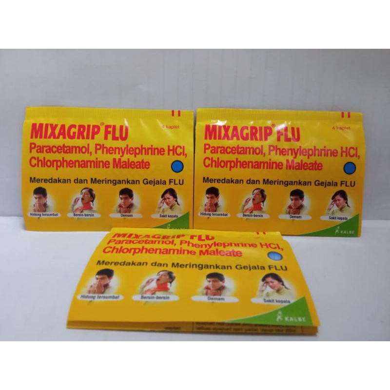 Jual Mixagrip Flu 4 tablet | Shopee Indonesia