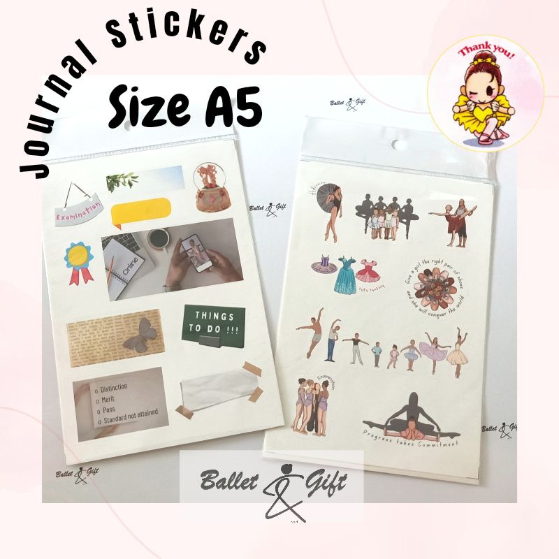Jual sticker Lil Ballerina A5 (14.5 x 20.8 cm) | Shopee Indonesia