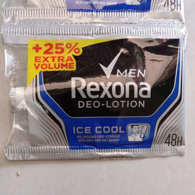Jual Deodorant Rexona MEN Ice Cool 1 Renceng (10 Sachet x 11,25 gr ...
