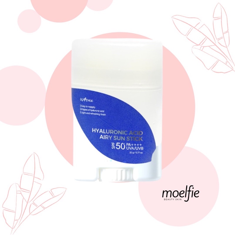 Jual [NEW PACKAGE] ISNTREE HYALURONIC ACID AIRY SUN STICK SPF50+ PA ...