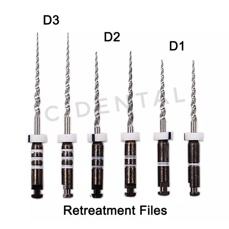 Jual Dental Endo Retreatment Rotary Files NiTi Assorted Sizes Anterior ...