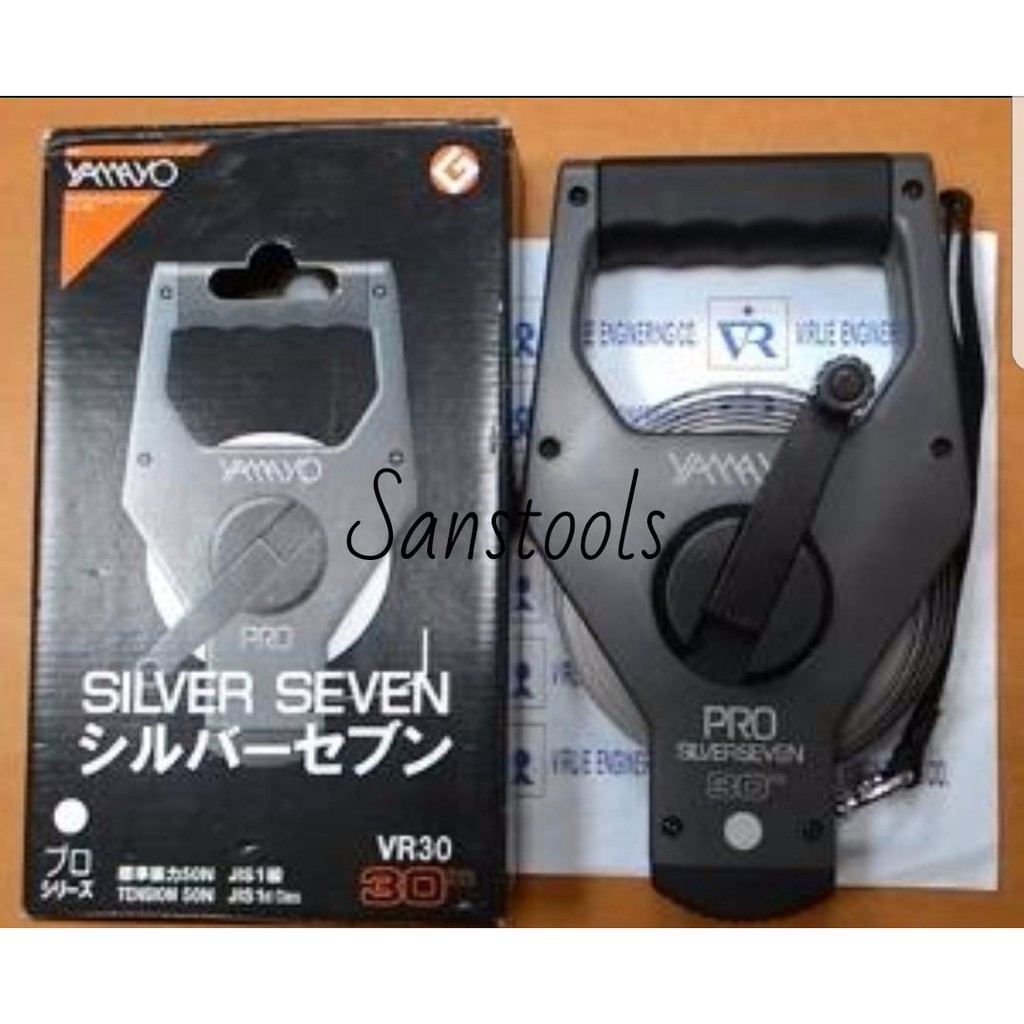 Jual meteran YAMAYO SILVER SEVEN 30 M METER PLAT STEEL BAJA 30m pelat ...