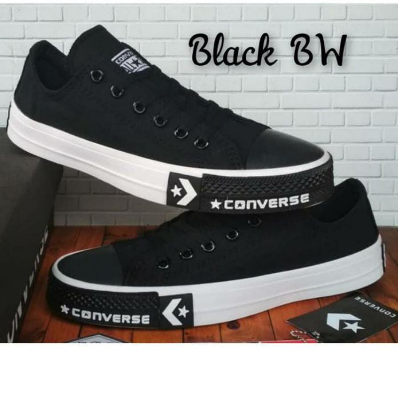 Jual Sepatu sneakers Converse All Star CT Hijau Army Hitam pria wanita ...