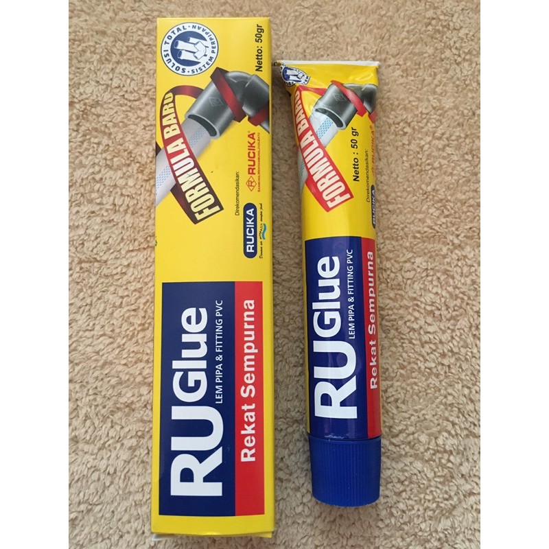 Jual Lem pipa dan fitting pvc original RU glue | Shopee Indonesia