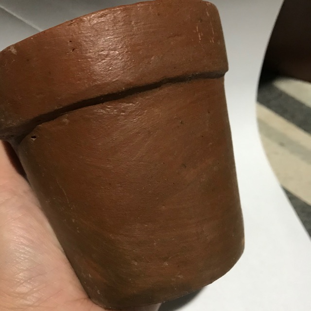 Jual Clay pot tanaman pottery tanah liat (gerabah ) diameter 9 cm ...