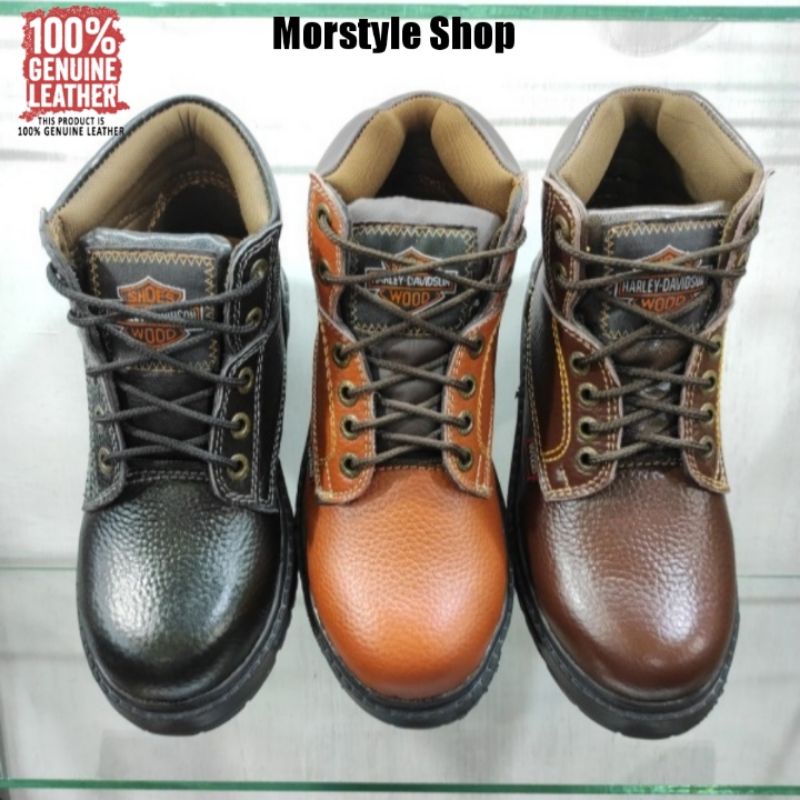 Jual Sepatu safety Wood sepatu boot sepatu lapangan sepatu proyek ...