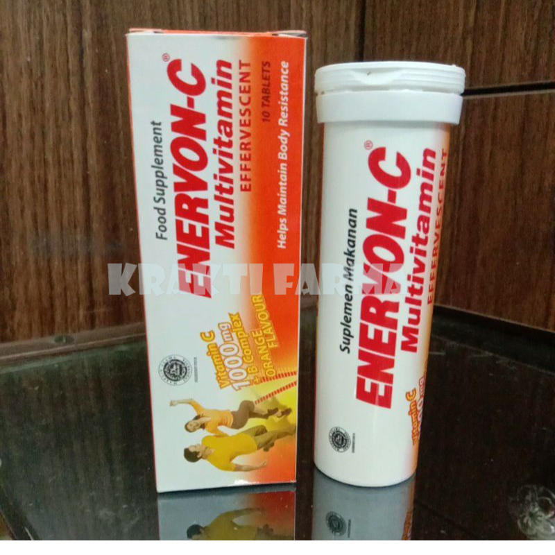 Jual Enervon-C multivitamin effervescent 10 tablet | Shopee Indonesia