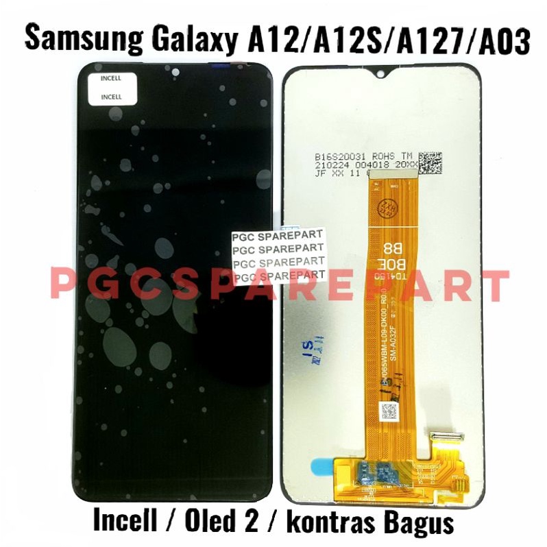 Jual Incell Oled 2 - LCD Touchscreen Fullset Samsung Galaxy A032 / A032F / A12 / A127 / A127F ...
