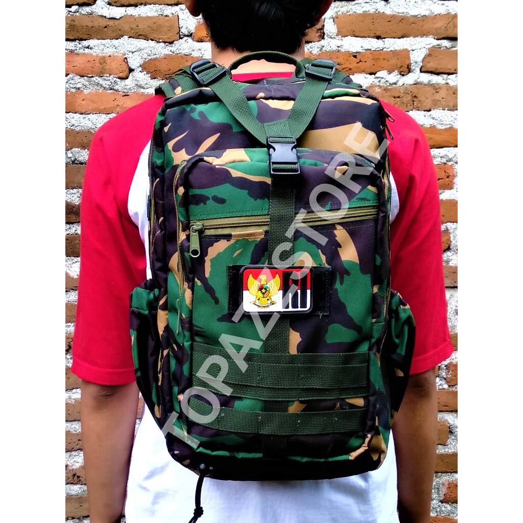 Jual Tas Ransel Tentara Loreng Militer TNI Ransel Bagpack Tactical Army ...