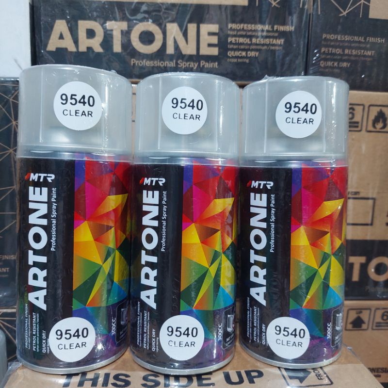 Jual Pilok Pilok Cat Semprot MTR ARTONE Clear Pernis Glossy Transparant 300cc Ukuran Besar Tahan ...