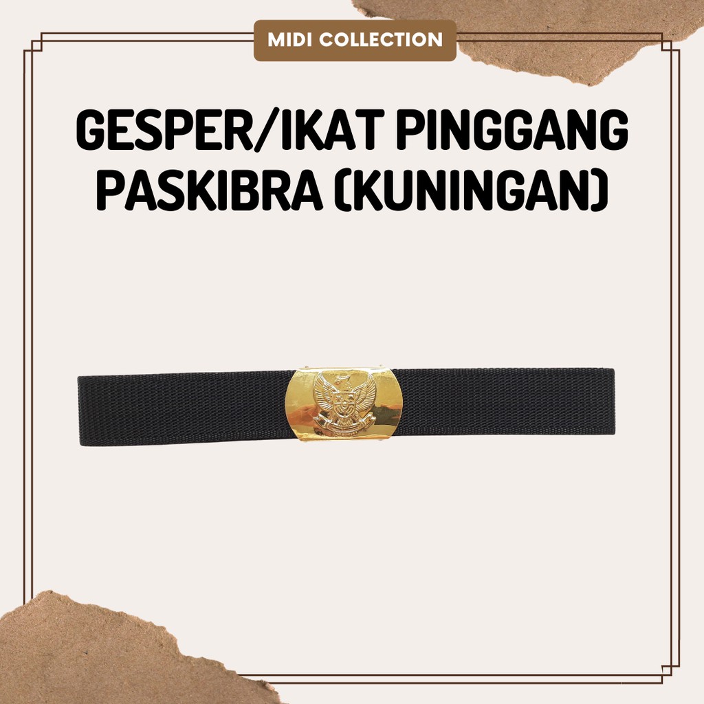 Jual Gesper atau Ikat Pinggang Pasukan Pengibar Bendera Pusaka atau ...