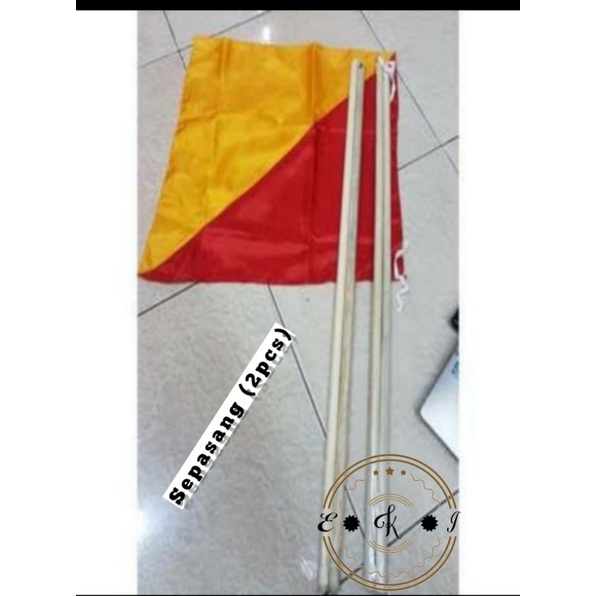 Jual stik bendera/semapor dan bendera semapor sepaket perlengkapan ...