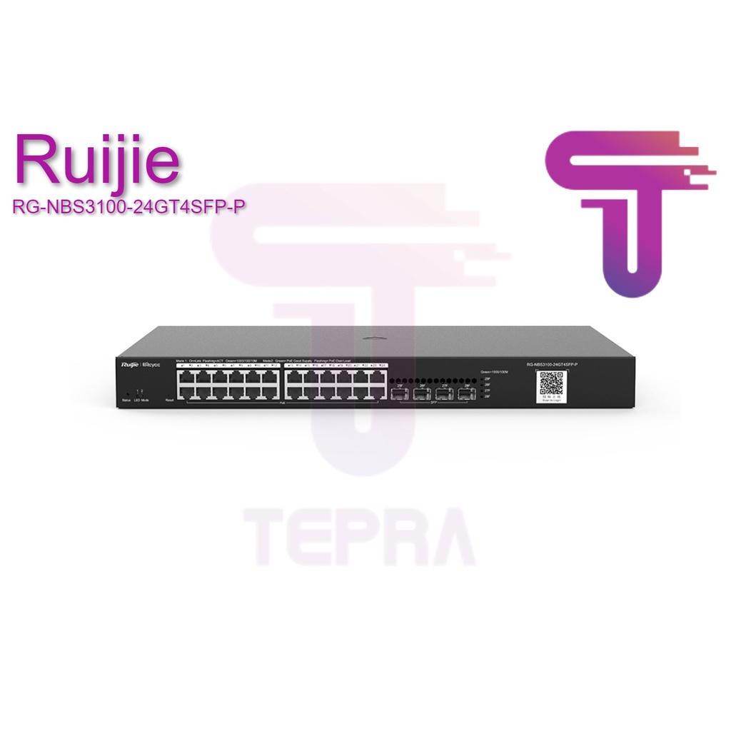 Jual RUIJIE RG-NBS3100-24GT4SFP-P 24 Port Gigabit L2 Managed POE+ ...