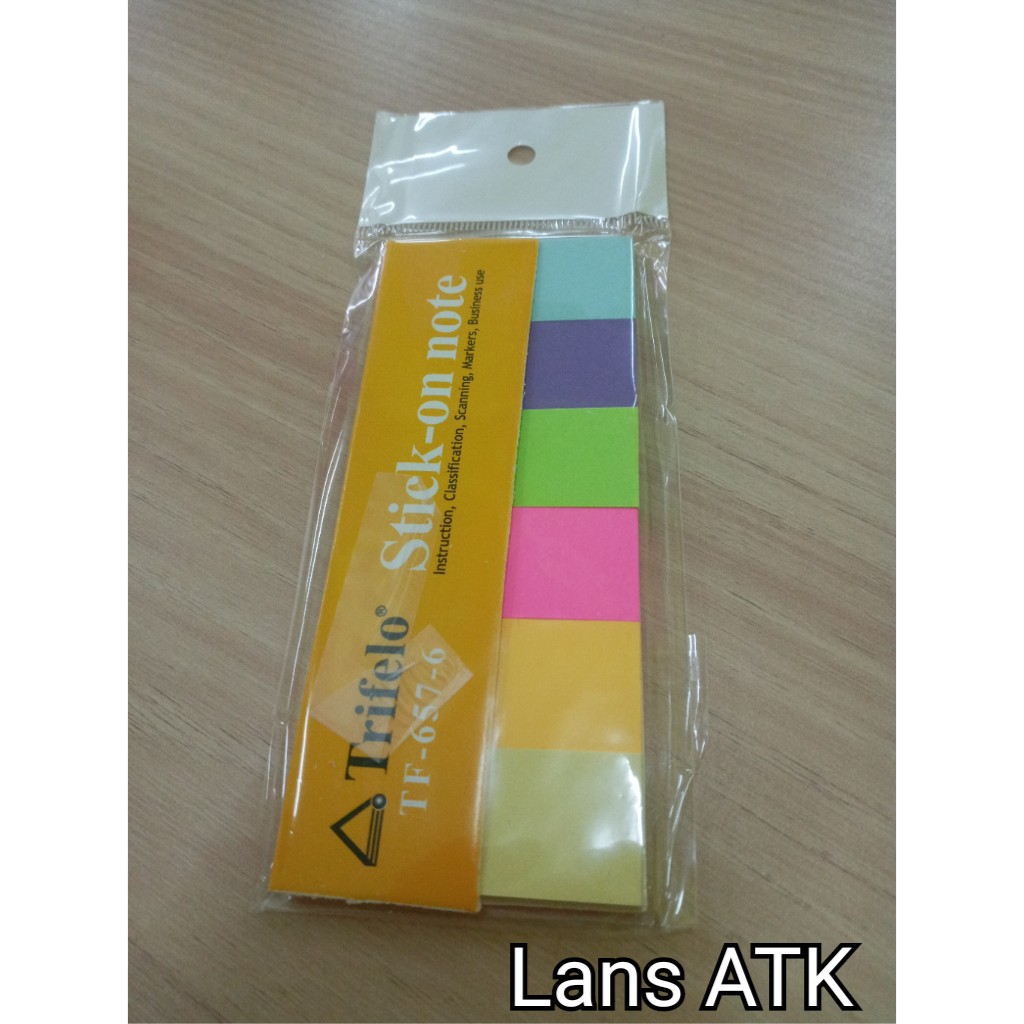 Jual Sticky Note Trifelo TF-657-6 6 Warna | Shopee Indonesia
