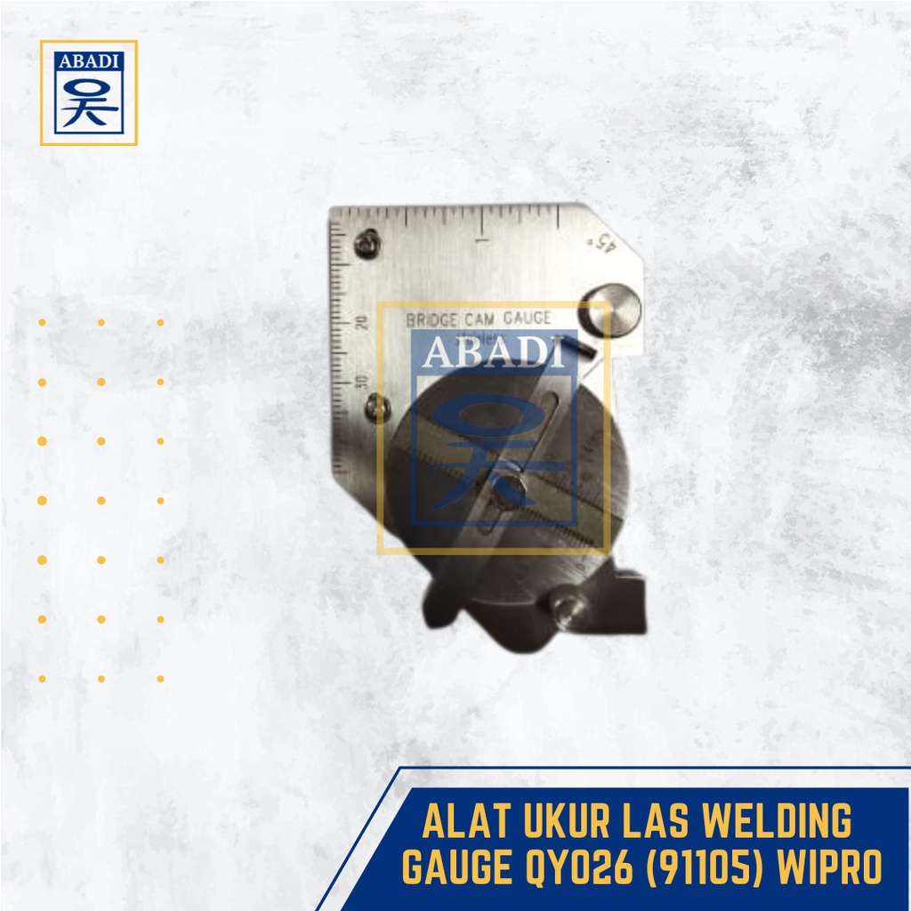 Jual ALAT UKUR LAS WELDING GAUGE QY026 (91105) WIPRO | Shopee Indonesia