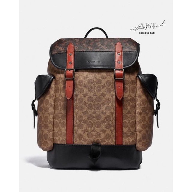 Jual COACH HITCH BACKPACK IN SIGNATURE WITH HORSE AND CARRIAGE PRINT ...