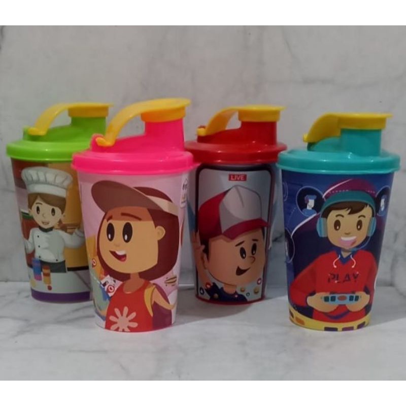 Jual GELAS MINUM MINI FUN BIGGY BOTOL MINUM ANAK PROFESI TUMBLR BIGGY ...