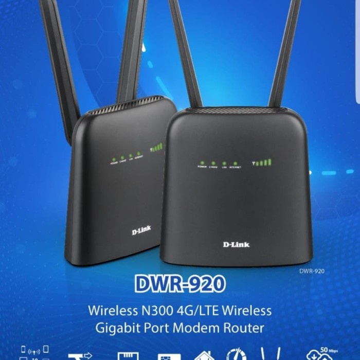 Jual Router 4G LTE Dlink DWR-920 | Shopee Indonesia