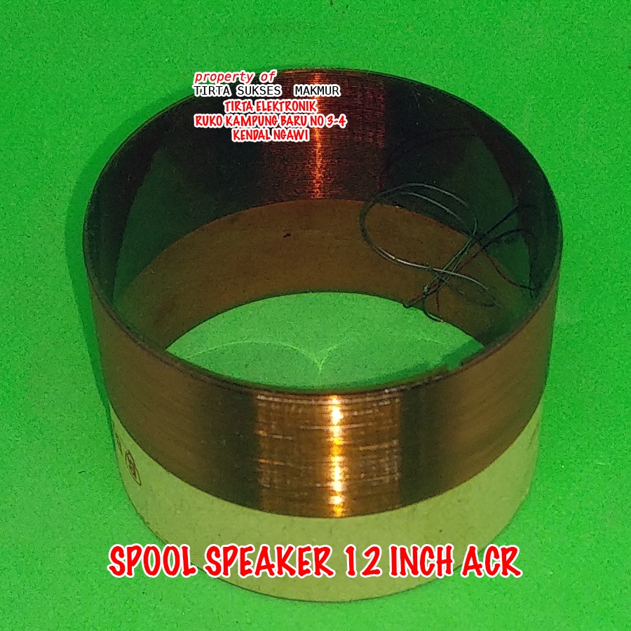 Jual Spul sepul spool voice coil speaker 8 inch 12 INCH 15 INCH ACR PRO ...