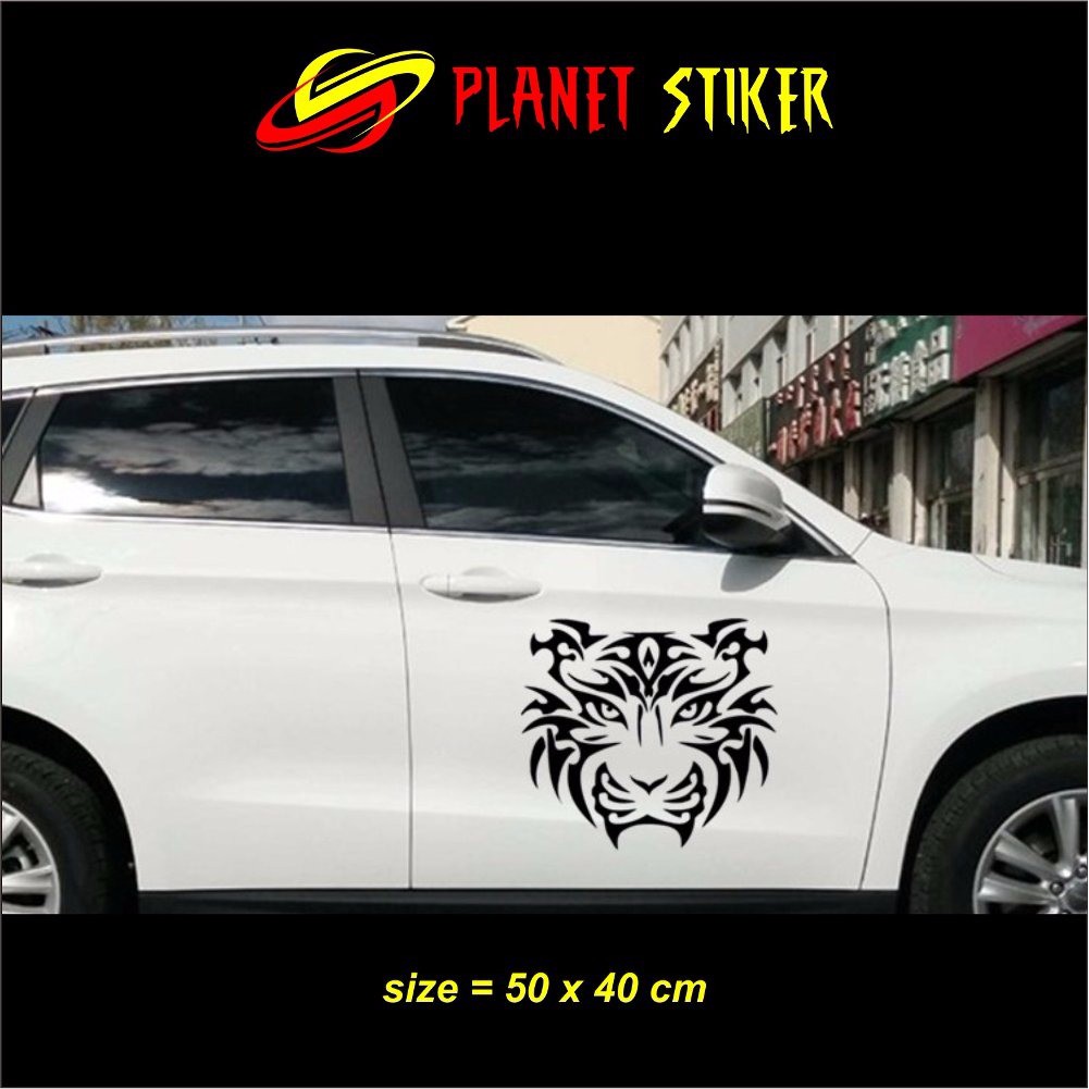 Jual CUTTING STICKER STIKER MOBIL TIGER TRIBAL KEREN ESCUDO FEROZA JEEP ...