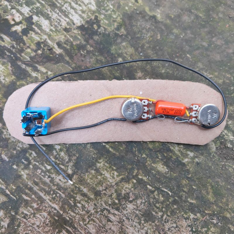 Jual Prewire untuk P-Bass Precision pake capacitor mylar hijau | Shopee ...