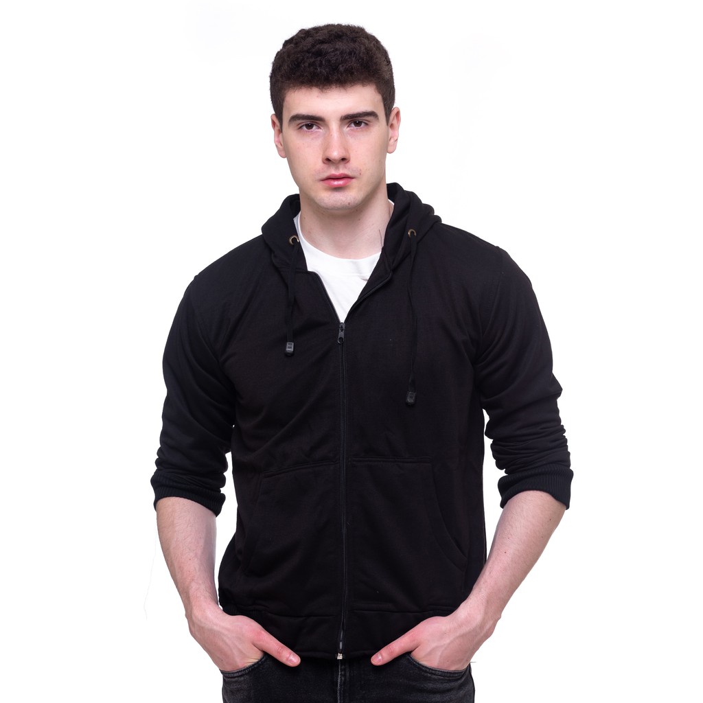 Jual Jaket Pria Jaket Basic Hodie Pria Jaket Fleece Distro Jaket Polos ...