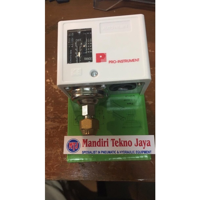 Jual Pressure Swith Angin/Pressure Control Pro-Intrument 1-24Bar Auto ...