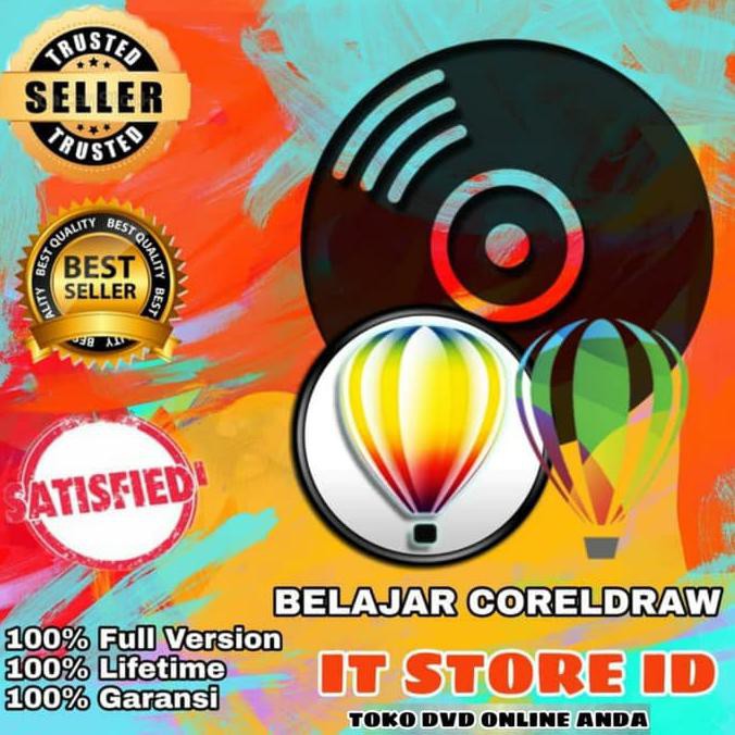 Jual CD DVD Tutorial Belajar Corel Draw (Bonus Software CorelDraw ...