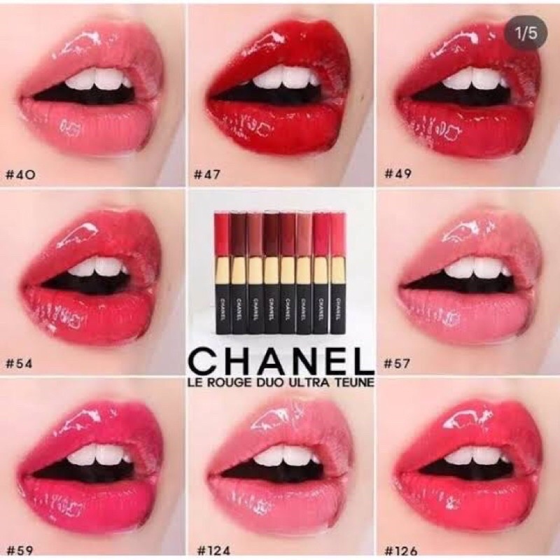 Jual ORIGINAL CHANE-L LE ROUGE DUO ULTRA TENUE GLOSS LIP DUO (Unbox ...