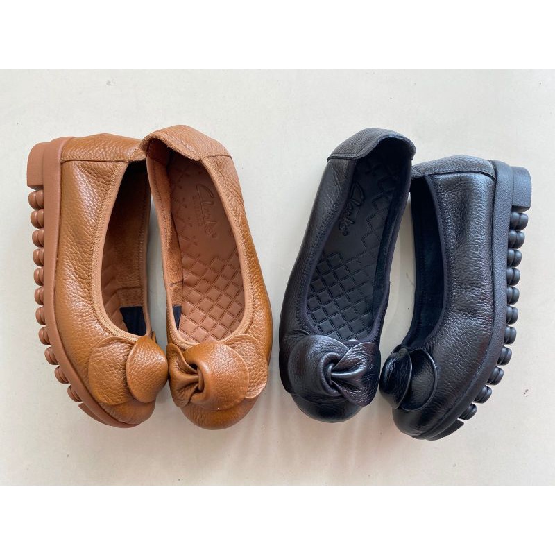 Jual Clarks Bow Radial 100% kulit asli (with box) | Shopee Indonesia