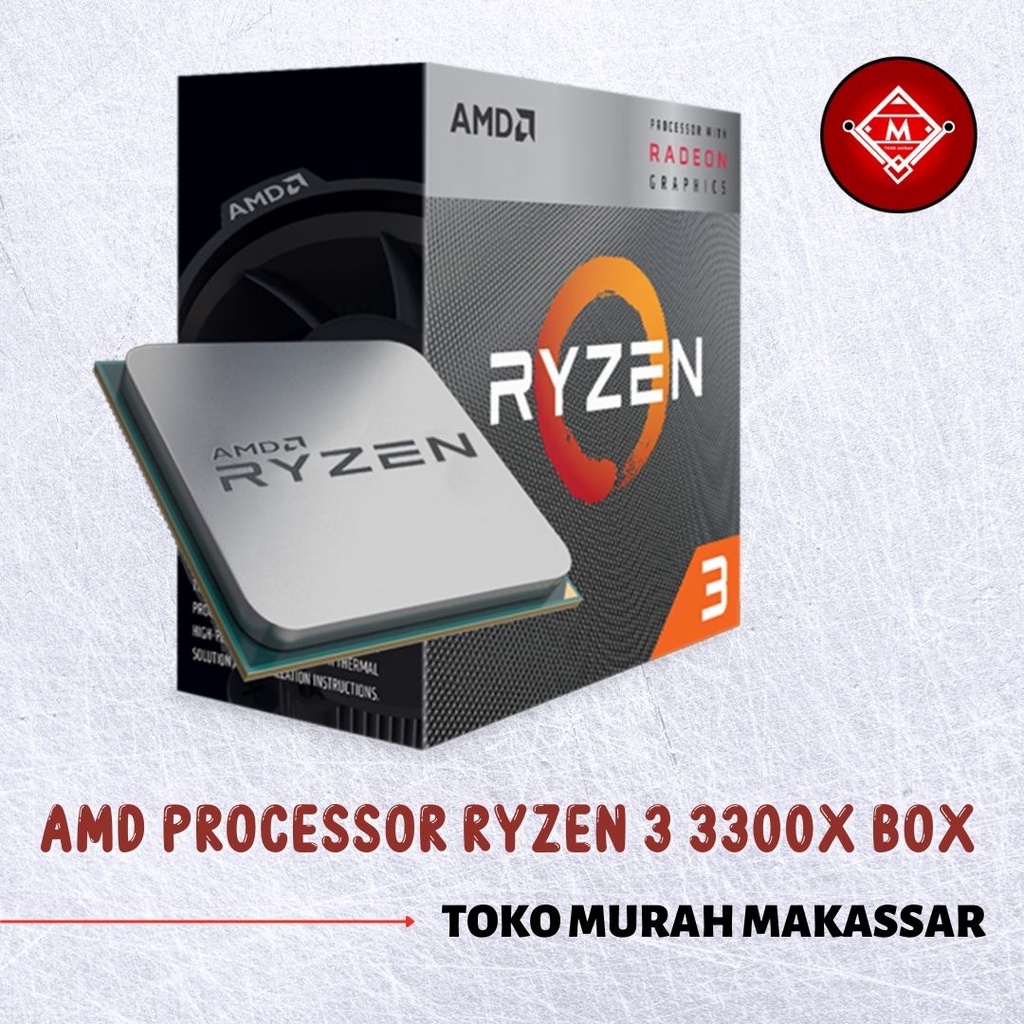 Jual AMD PROCESSOR RYZEN 3 3300X BOX / PROCESSOR AMD RYZEN 3 3300 ...