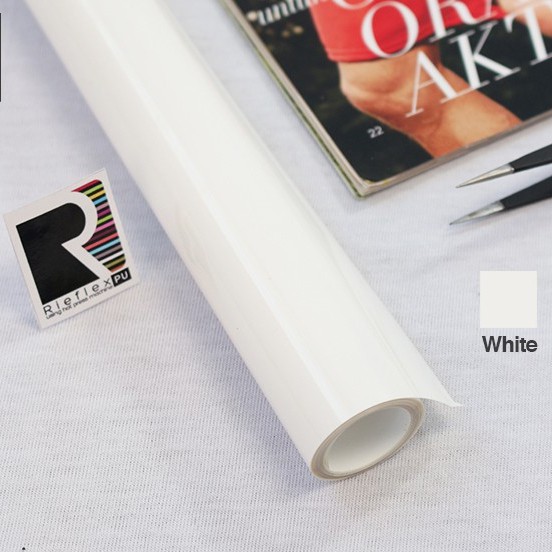 Jual Polyflex PVC Asli Korea Warna Putih White (0,5meter X 1meter ...