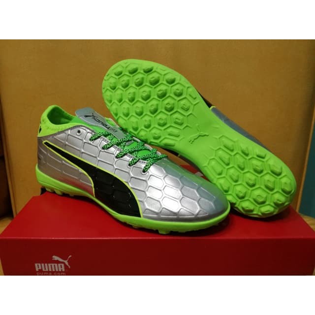 Jual Sepatu Futsal Puma evoTOUCH 3 Silver - TURF | Shopee Indonesia