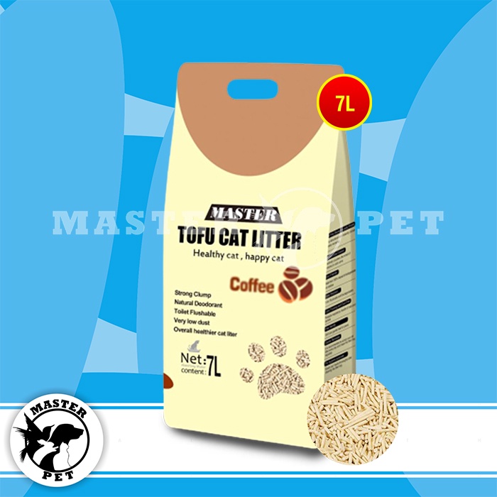 Jual Master Tofu Soya Cat Litter Pasir Gumpal Kucing 7 Litter | Shopee ...
