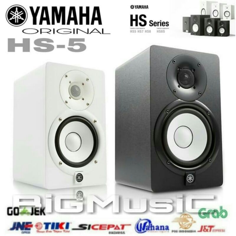 Jual Speaker Yamaha HS 5 Powered Studio Monitor 5 Inch Aktif Original ...