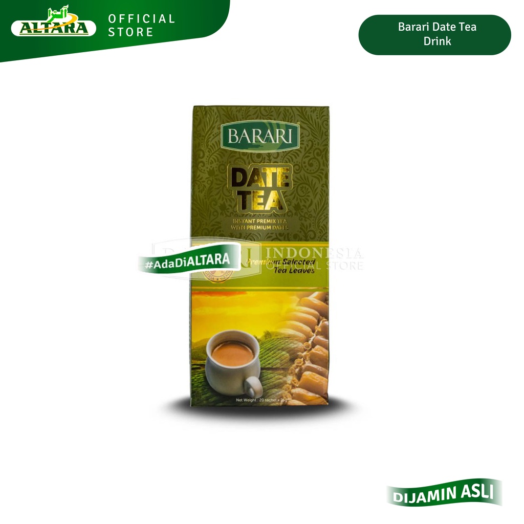 Jual Barari Date Tea Drink Box 600gr (Teh Instant Kurma) | Shopee Indonesia