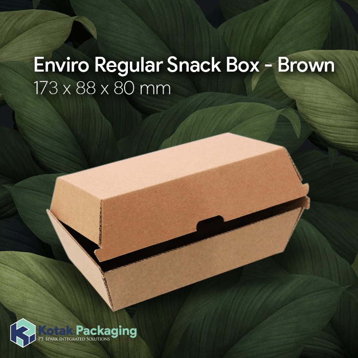 Jual Eco Box Reguler, Polos, Isi 50 pcs, Dus Box Kemasan Ayam, Kue ...