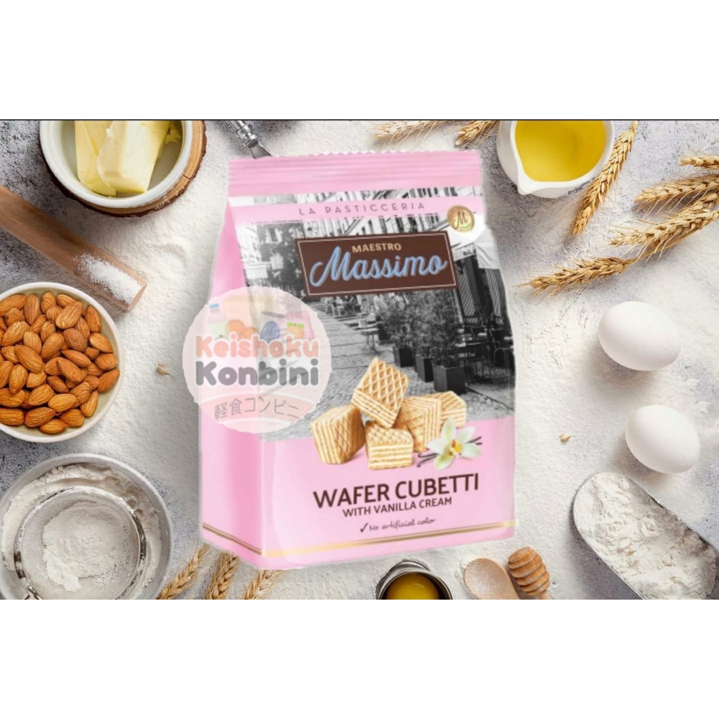 Jual Maestro Massimo Wafer Cubetti Vanilla Bag / wafer italy / wafer ...