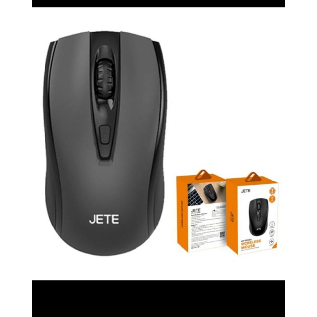 Jual Mouse Wireless Original JETE MS1 With USB Receiver Mouse Komputer ...