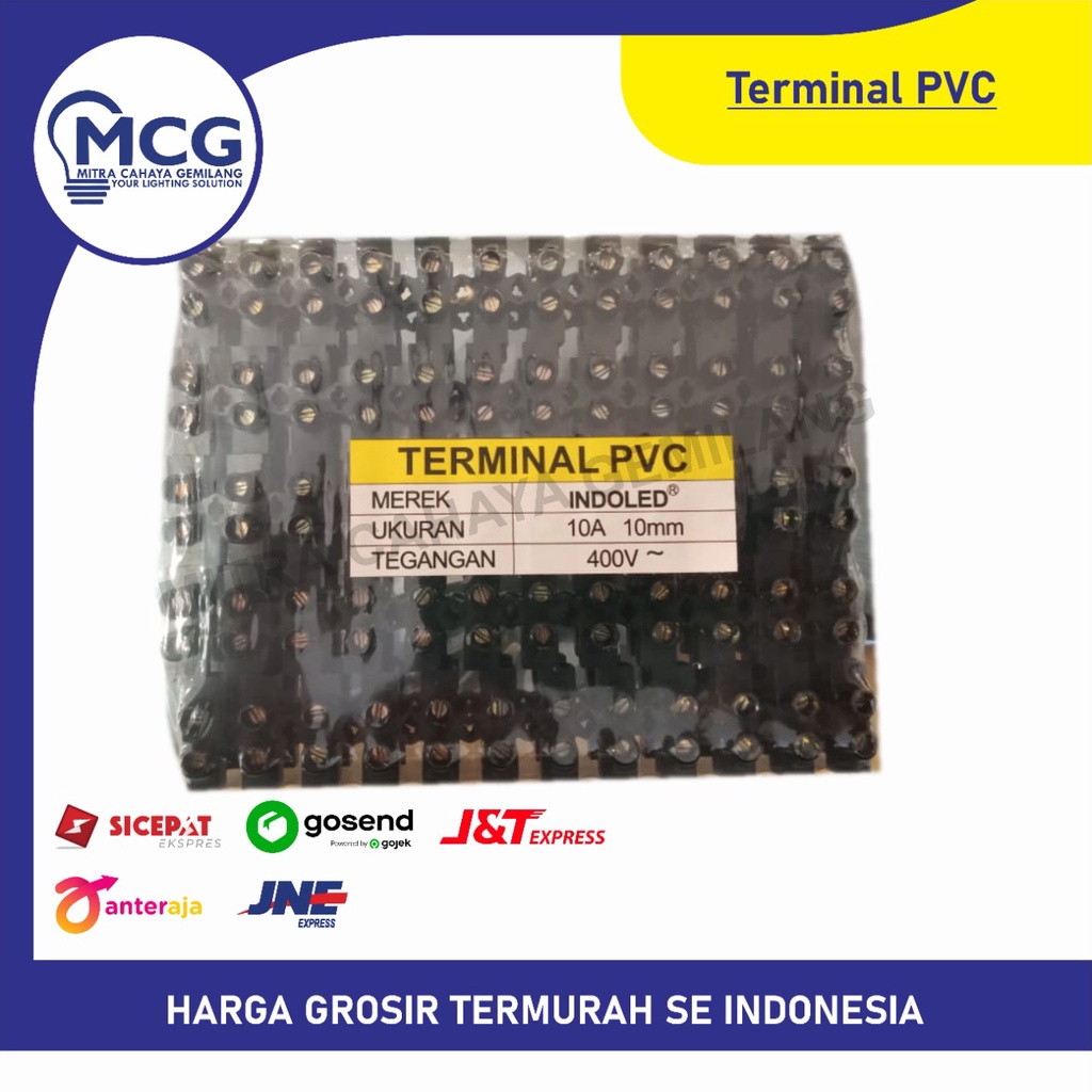 Jual TERMINAL KABEL LISTRIK PVC 10A 10MM 12 POLE HITAM | Shopee Indonesia