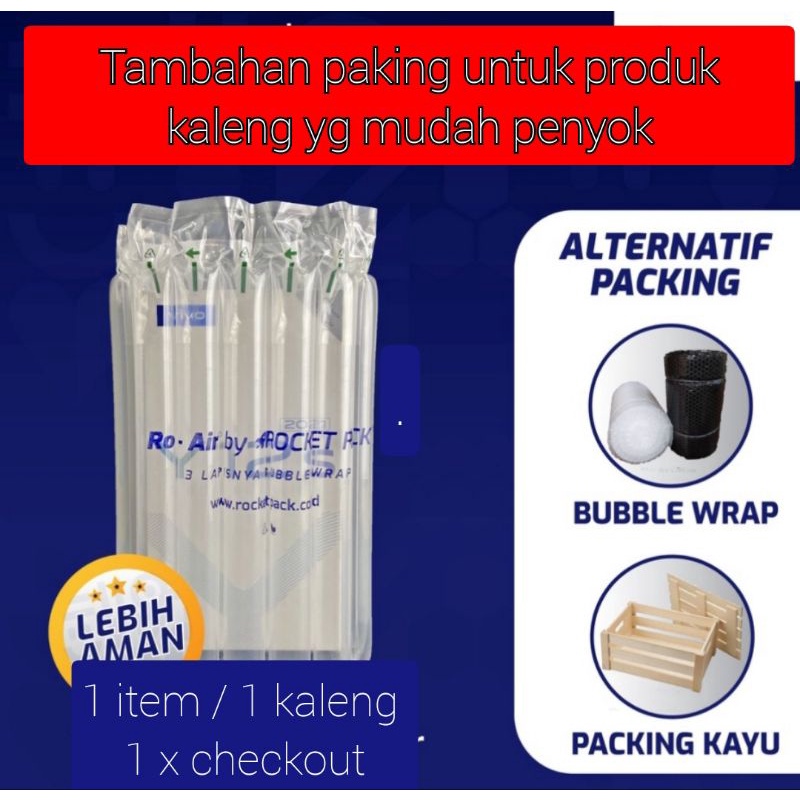 Jual tambahan paket paking rocket air khusus untuk produk kaleng lebih ...