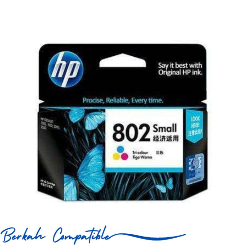 Jual Tinta HP 802 Color | Shopee Indonesia