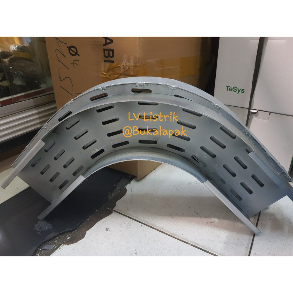 Jual ELBOW TRAY 100 x 50 mm ELECTRO GALVANIS 10 x 5 cm | Shopee Indonesia