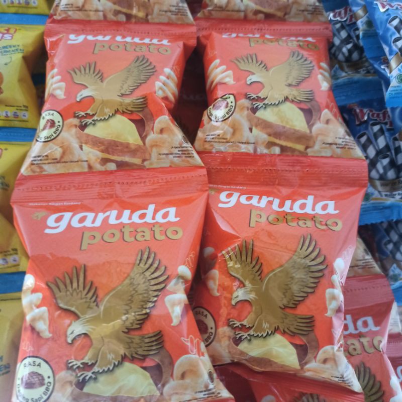 Jual Garuda Potato Rasa Daging Sapi Bbq 15g | Shopee Indonesia