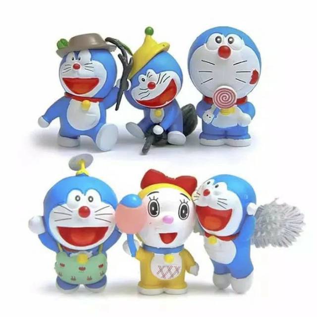 Jual Set miniatur figure karakter doraemon | Shopee Indonesia