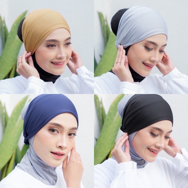 Jual inner ciput bando hijab bandana kerudung jilbab spandek instant ...